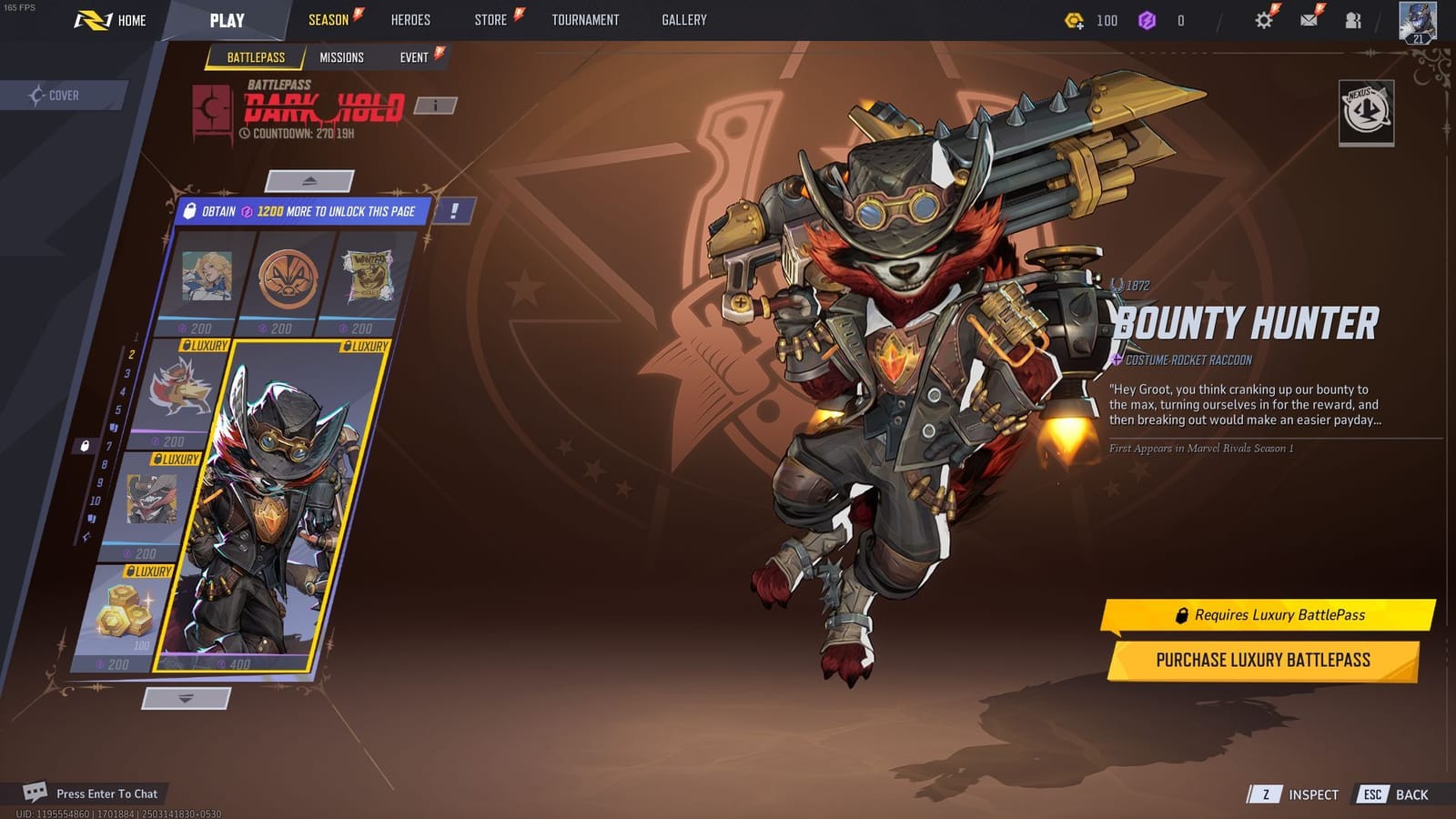 Rocket Raccoon Skin: All Marvel Rivals Rocket Raccoon skins: Tier list ...