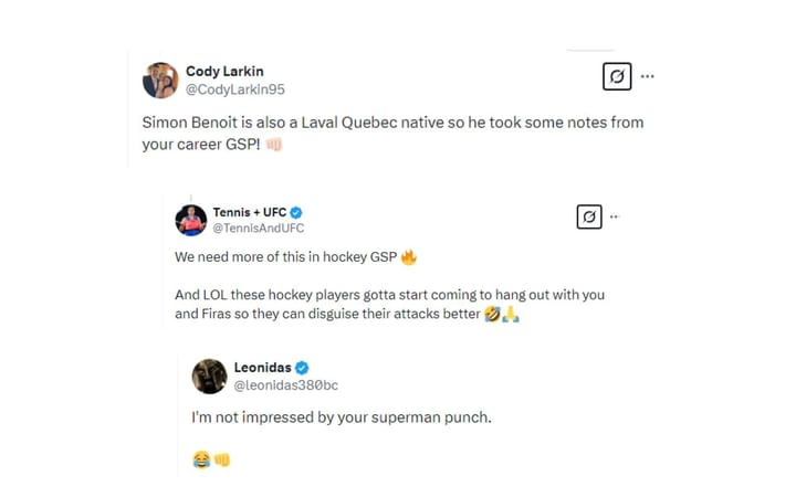 NHL: "He missed the target" - Georges St-Pierre reacts to NHL player ...