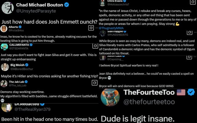 "Just how hard does Josh Emmett punch?" - Fans react to Bryce Mitchell ...
