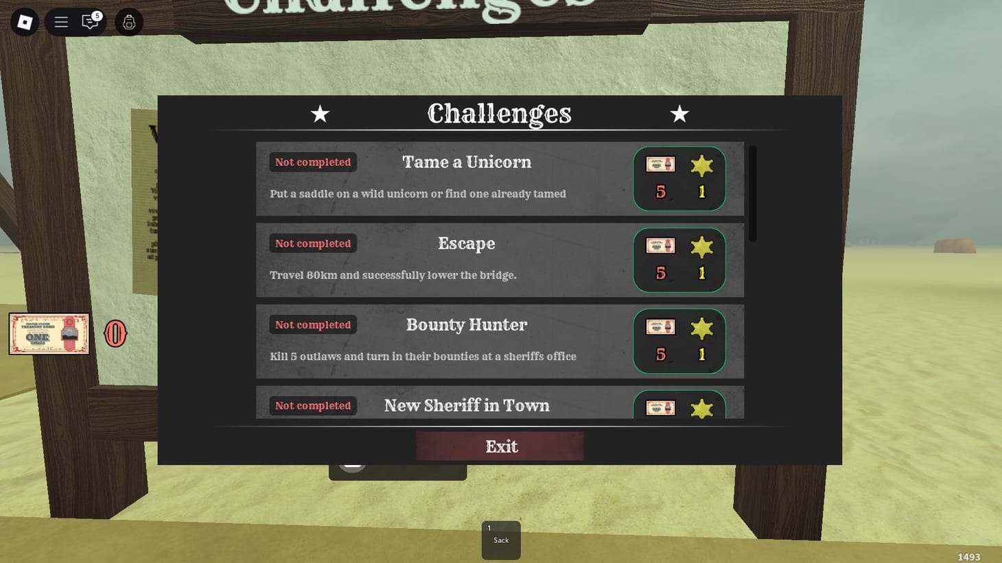 Dead Rails Challenges guide