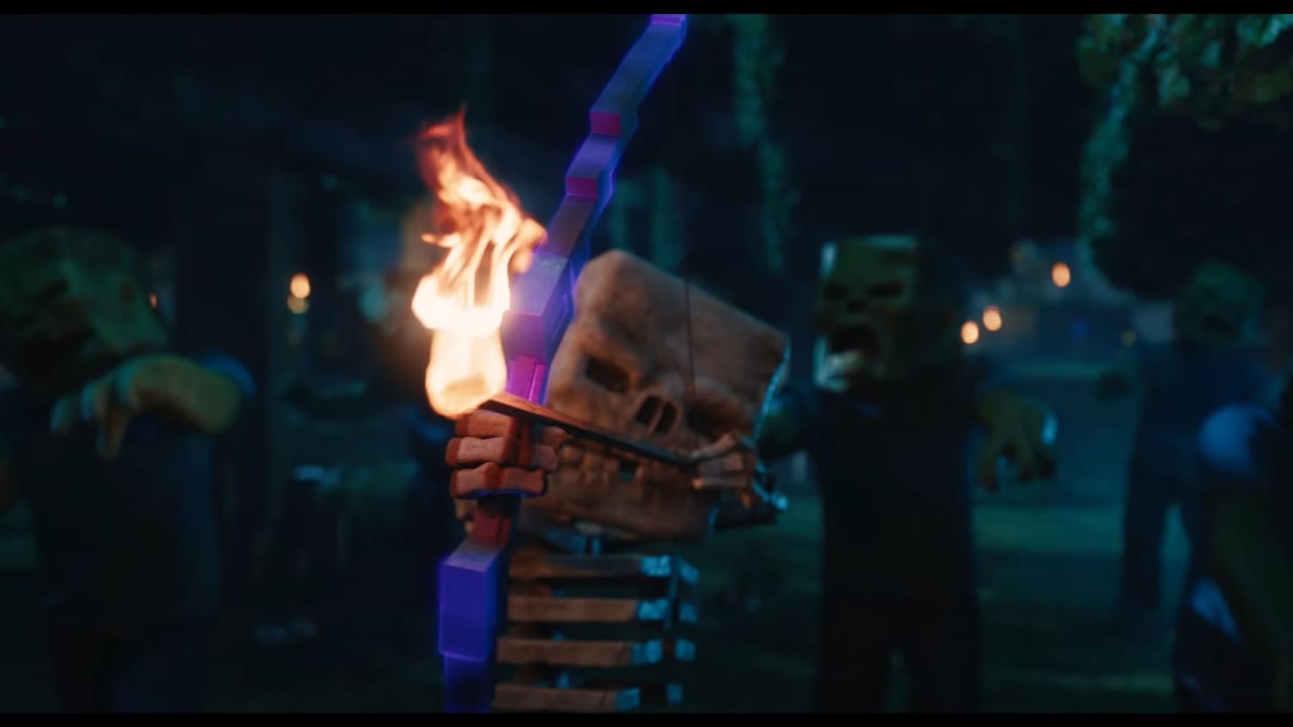 Every mob shown in A Minecraft Movie trailers