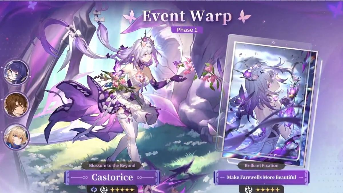 Honkai Star Rail Castorice Banner release date, 4-stars, and Light Cones