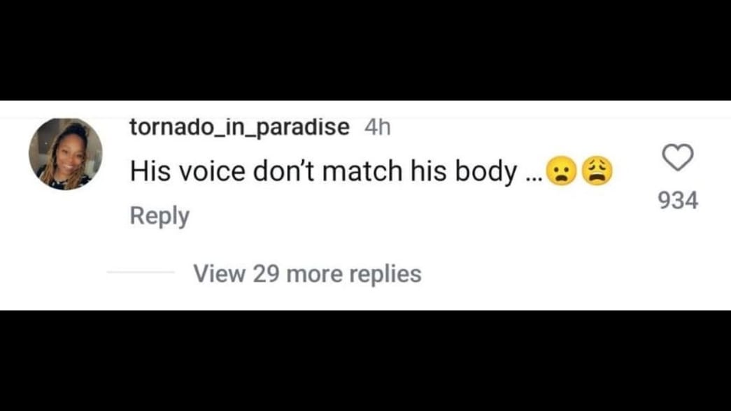 "His voice don't match his body" - Internet reacts as Ashton Hall ...