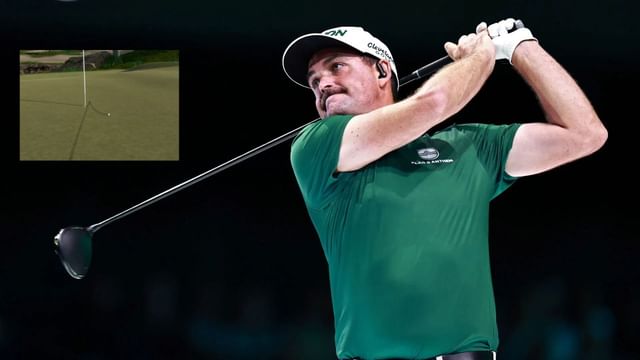 WATCH: Keegan Bradley misses an ace by inches at TGL's playoffs fight match