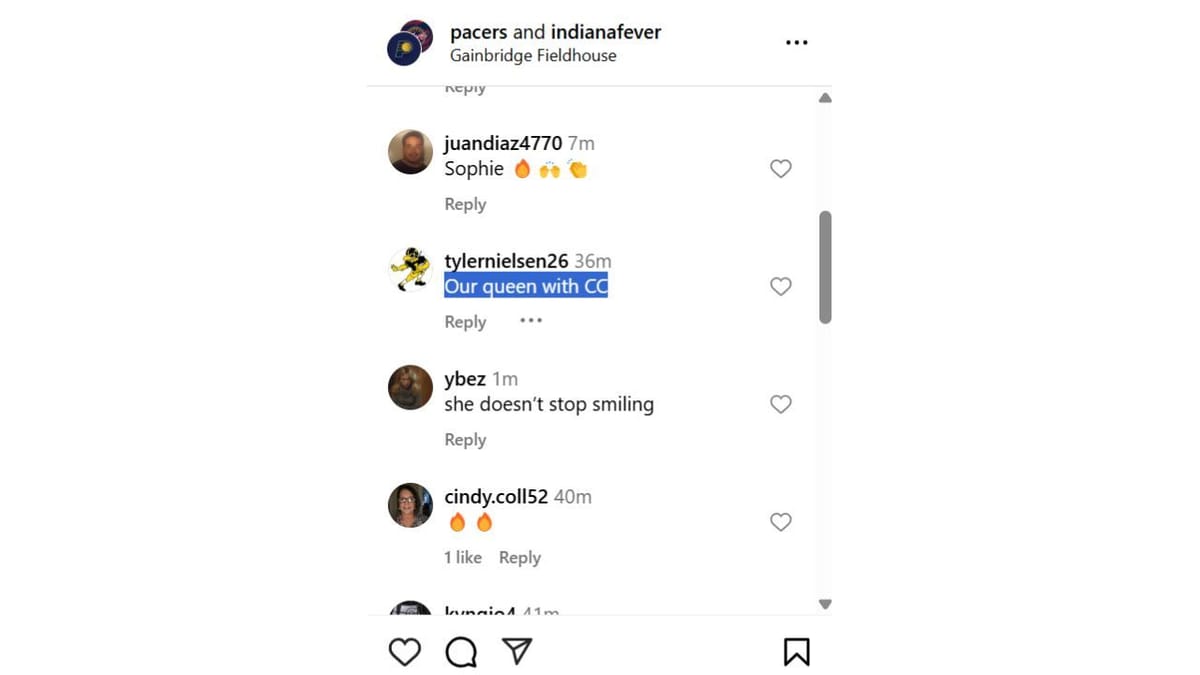 "Our queen with Caitlin Clark"- WNBA fans abuzz as Sophie Cunningham ...