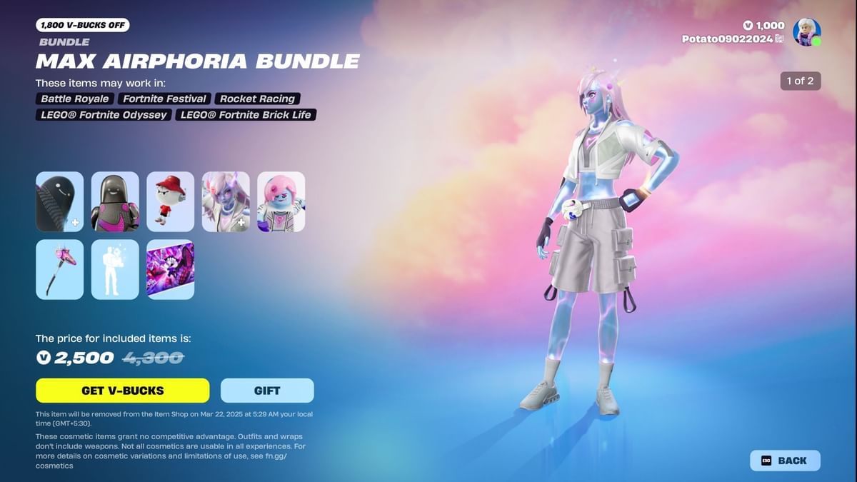 How to get Airphorian and Eclipse skins in Fortnite