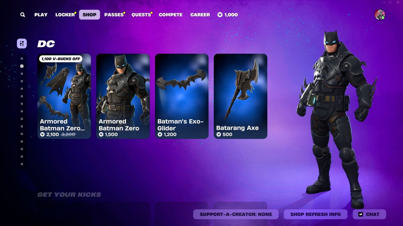 How to get the Armored Batman Zero skin in Fortnite