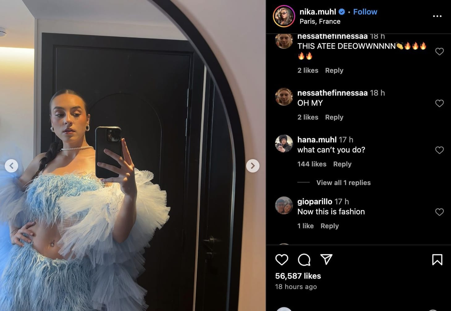 Nika Muhl's sister Hana drops 4-word reaction after ex-UConn star ...