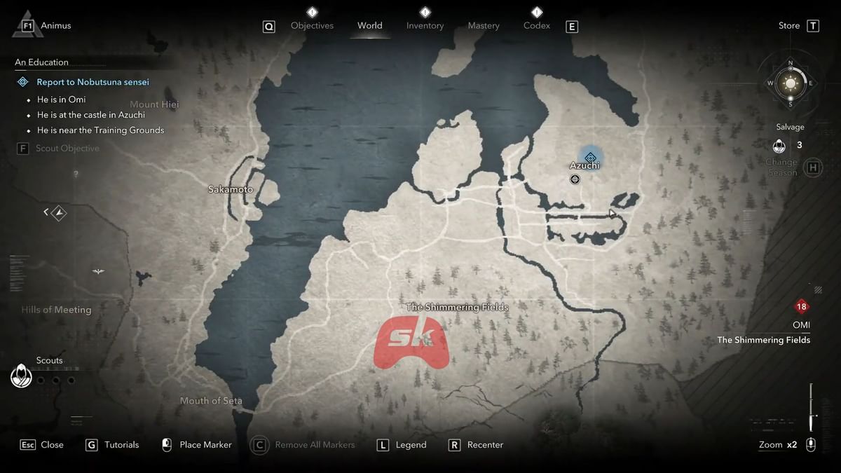 Where to find all Azuchi Castle Samurai Daishos in Assassin's Creed ...