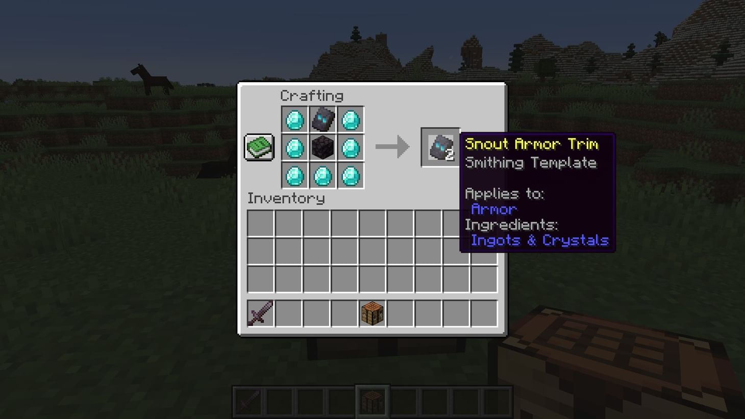 Minecraft: Snout armor trim location and duplication guide