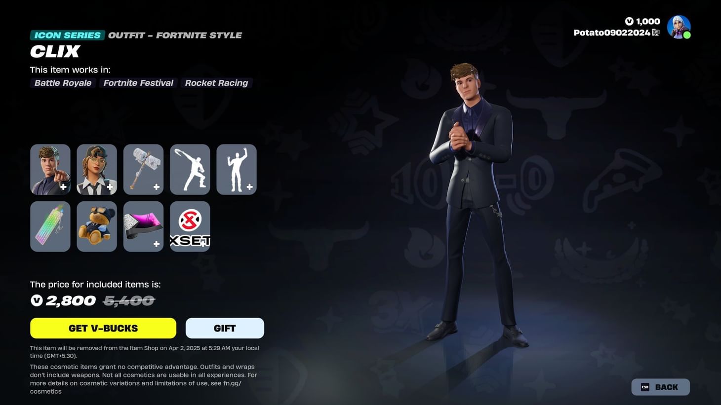 How to get the Clix and Sparx skins in Fortnite