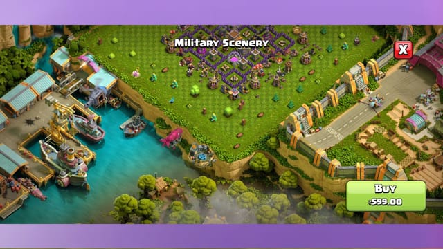 Clash of Clans Military Scenery: Cost, design, and more