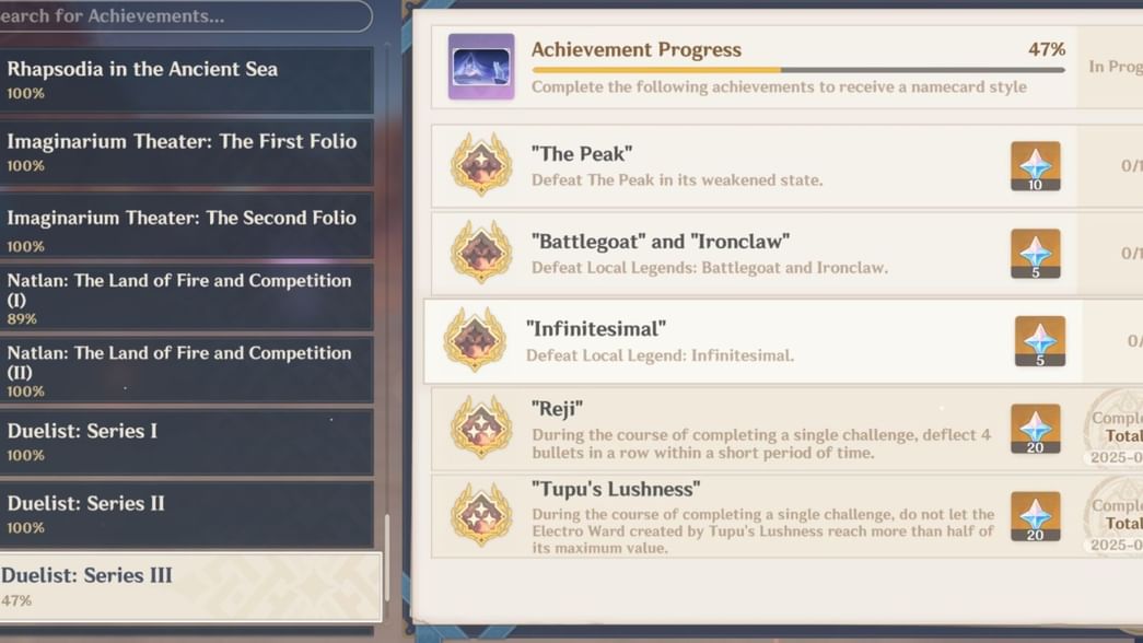 Genshin Impact Local Legend The Peak guide: Location, tips and achievements