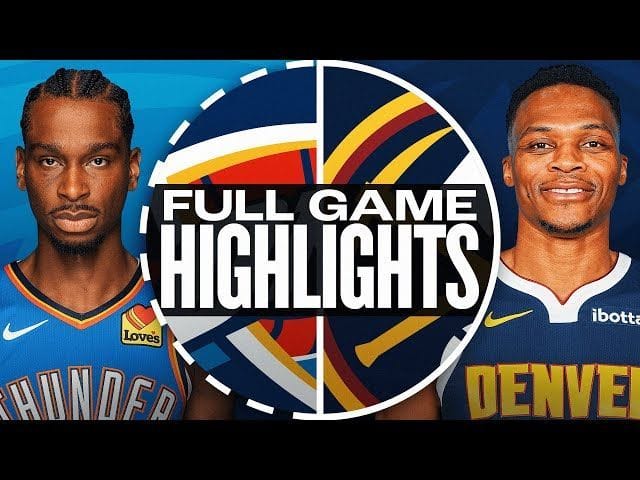 Denver Nuggets vs OKC Thunder Predicted Starting Lineups and Depth ...