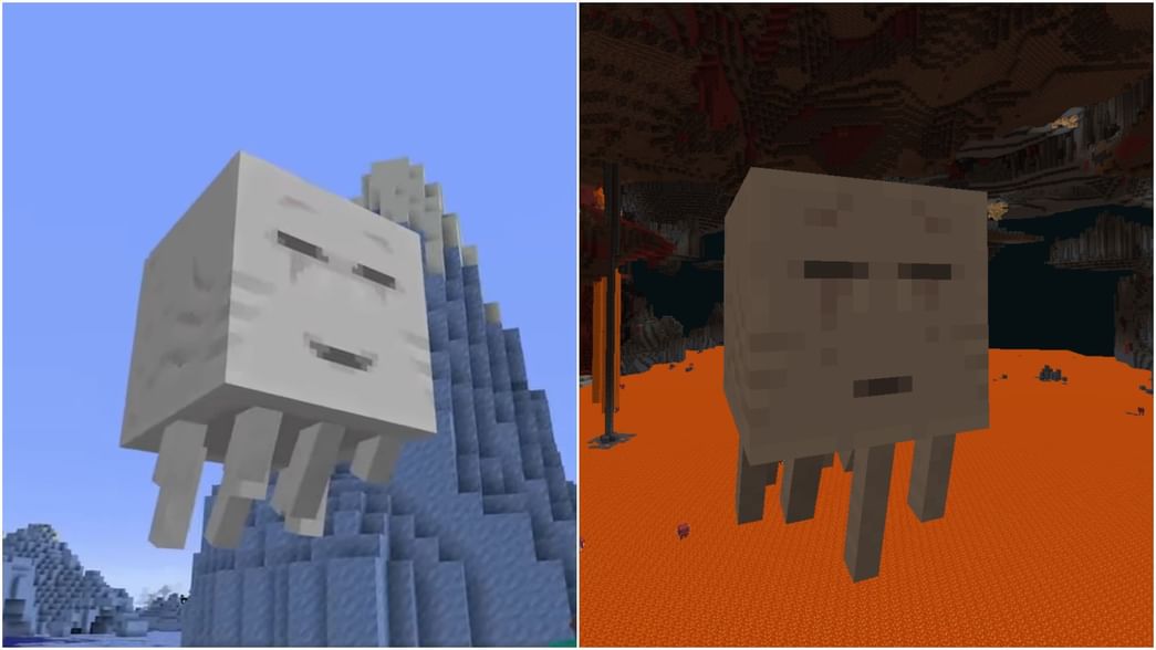 New Minecraft ghast features might hint towards mysterious lore about the creature