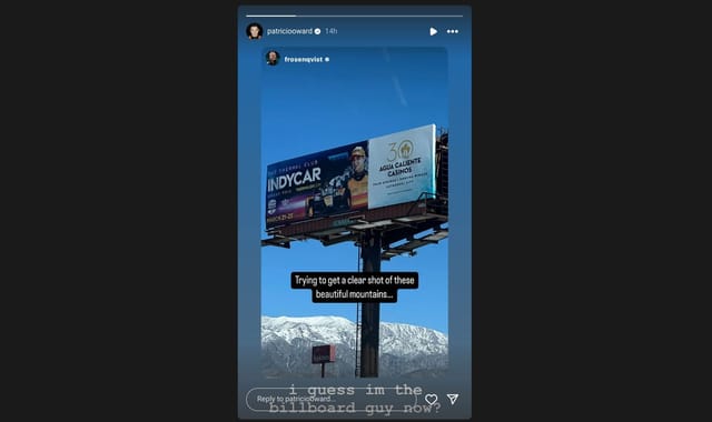 Pato O'Ward's IndyCar billboard dream comes true months after ...