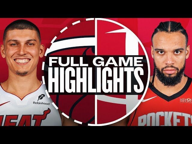 Houston Rockets: Houston Rockets vs Miami Heat Predicted Starting ...