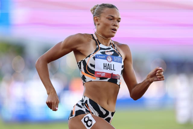 Anna Hall reveals brutal training track session with a new personal ...