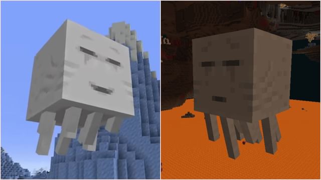 Happy ghast vs regular ghast: How different are the two Minecraft mobs?