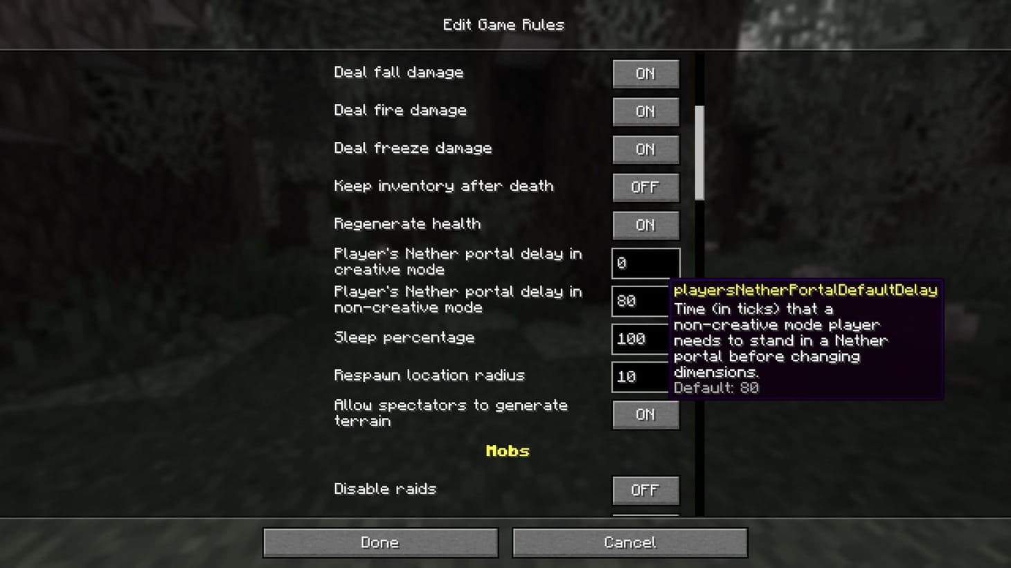 5 game rules worth changing in Minecraft