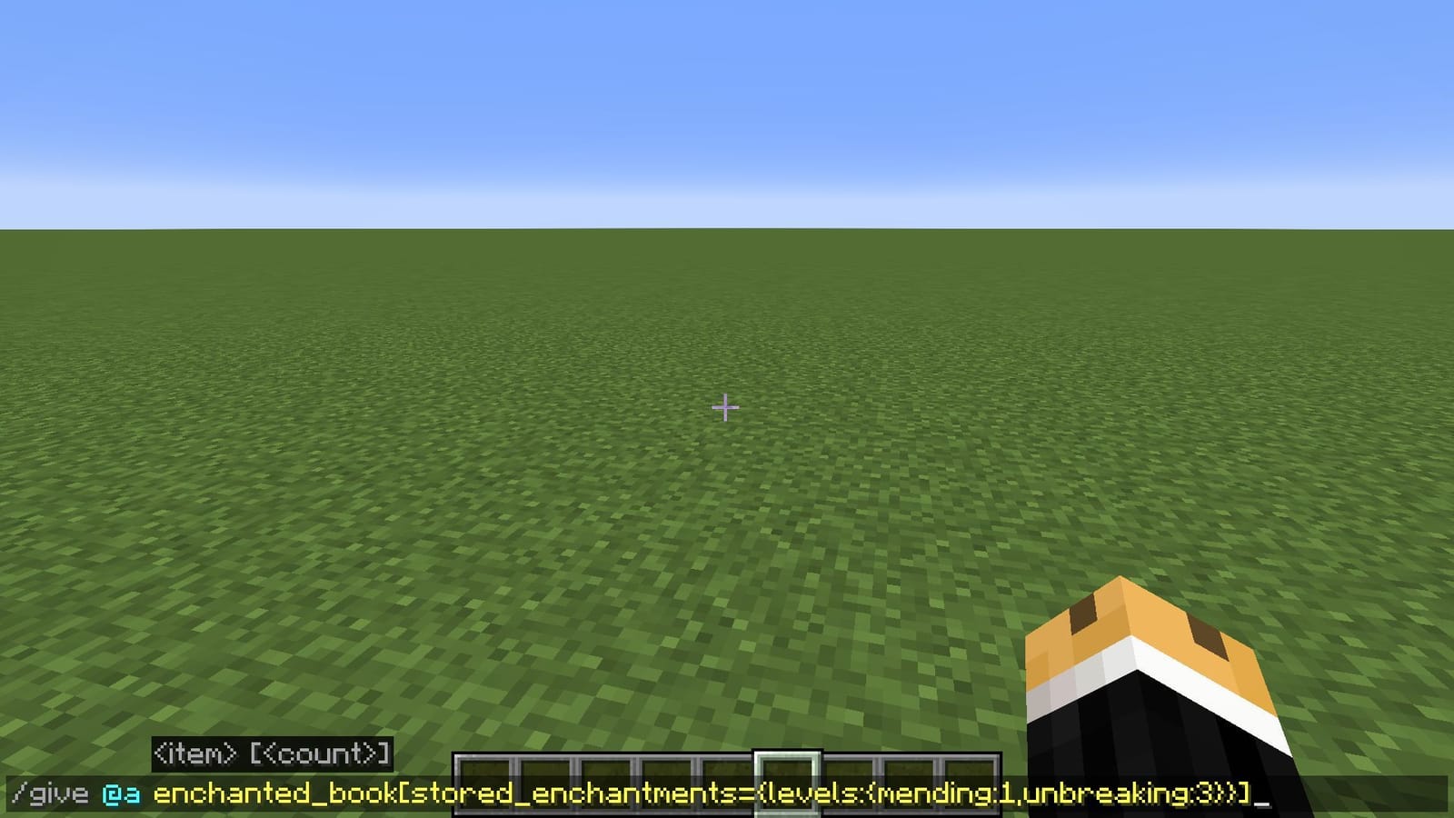 How to get any enchanted book in Minecraft using commands