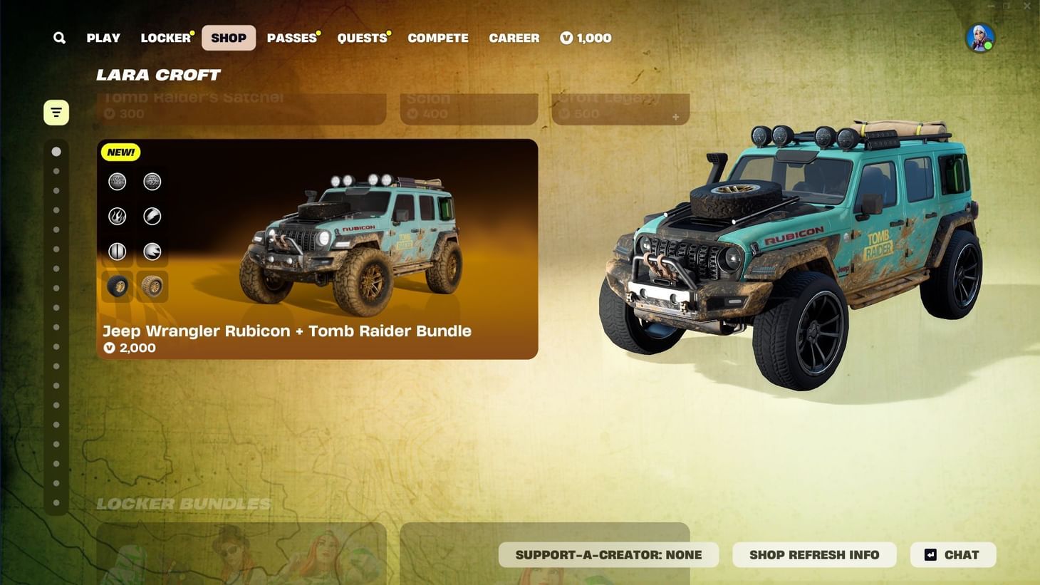 How to get the Jeep Wrangler Rubicon skin in Fortnite