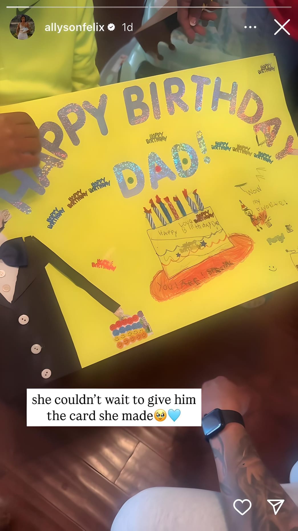 Allyson Felix gets emotional as she shows her daughter's special ...