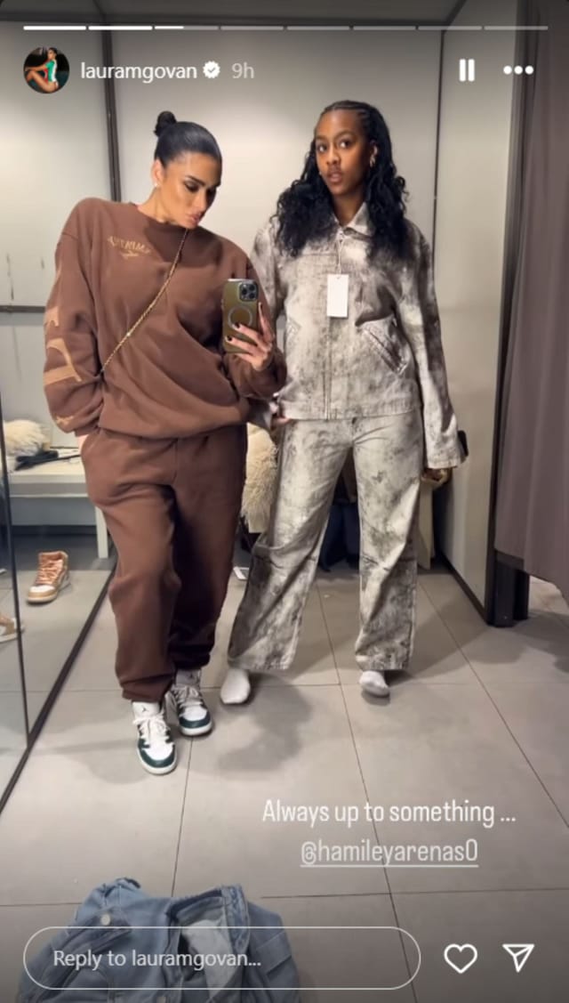 "My cuties": Gilbert Arenas' ex Laura Govan poses in white in a sweet ...