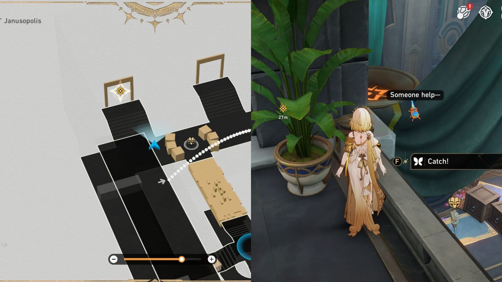 Honkai Star Rail Sanctum of Prophecy Janusopolis Nymph locations