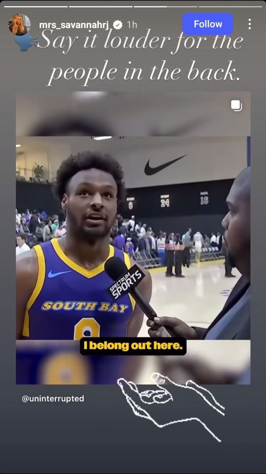 Bronny James: "Say it louder"- Savannah James sends strong message to ...