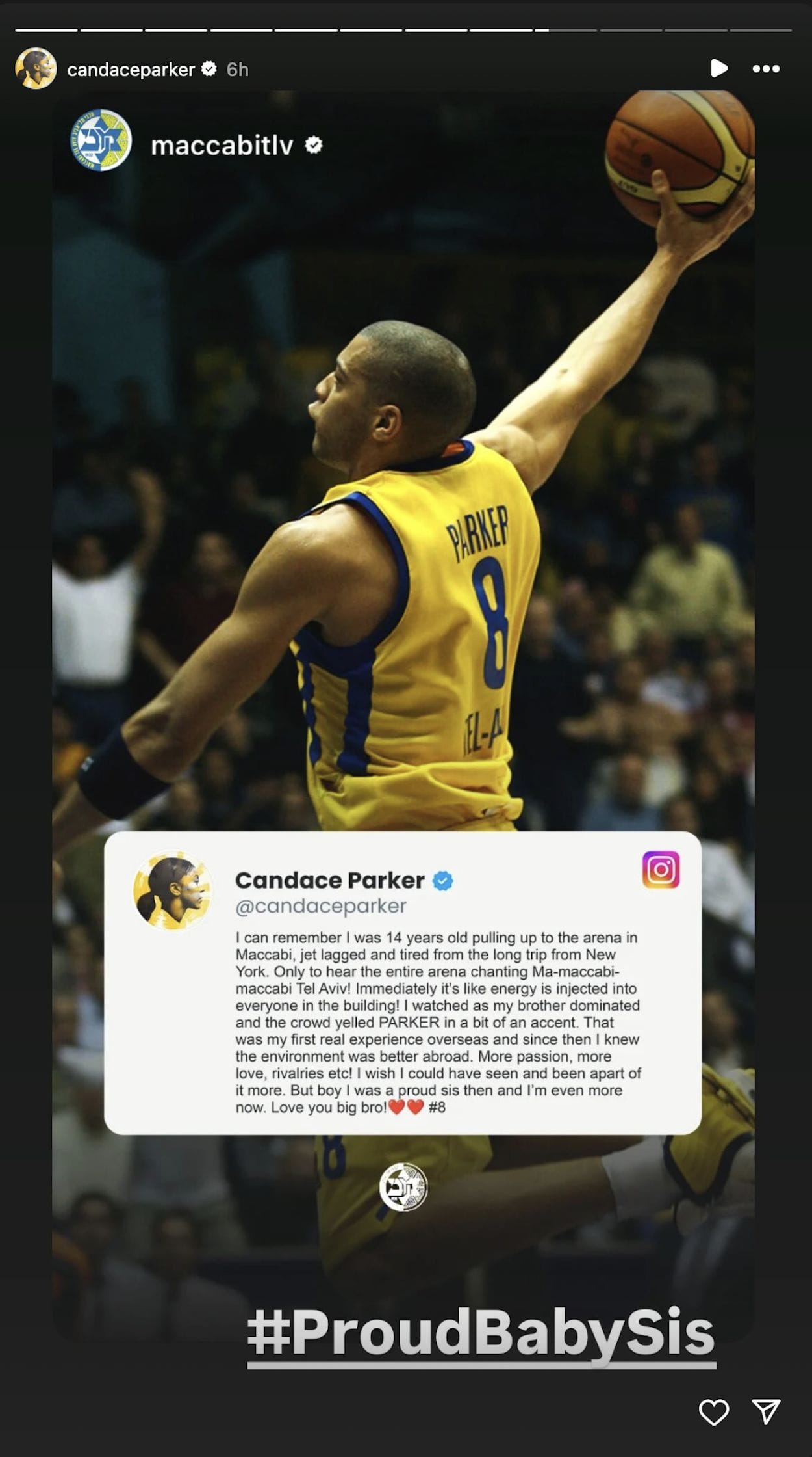 Candace Parker relives her first Maccabi Tel Aviv experience while ...
