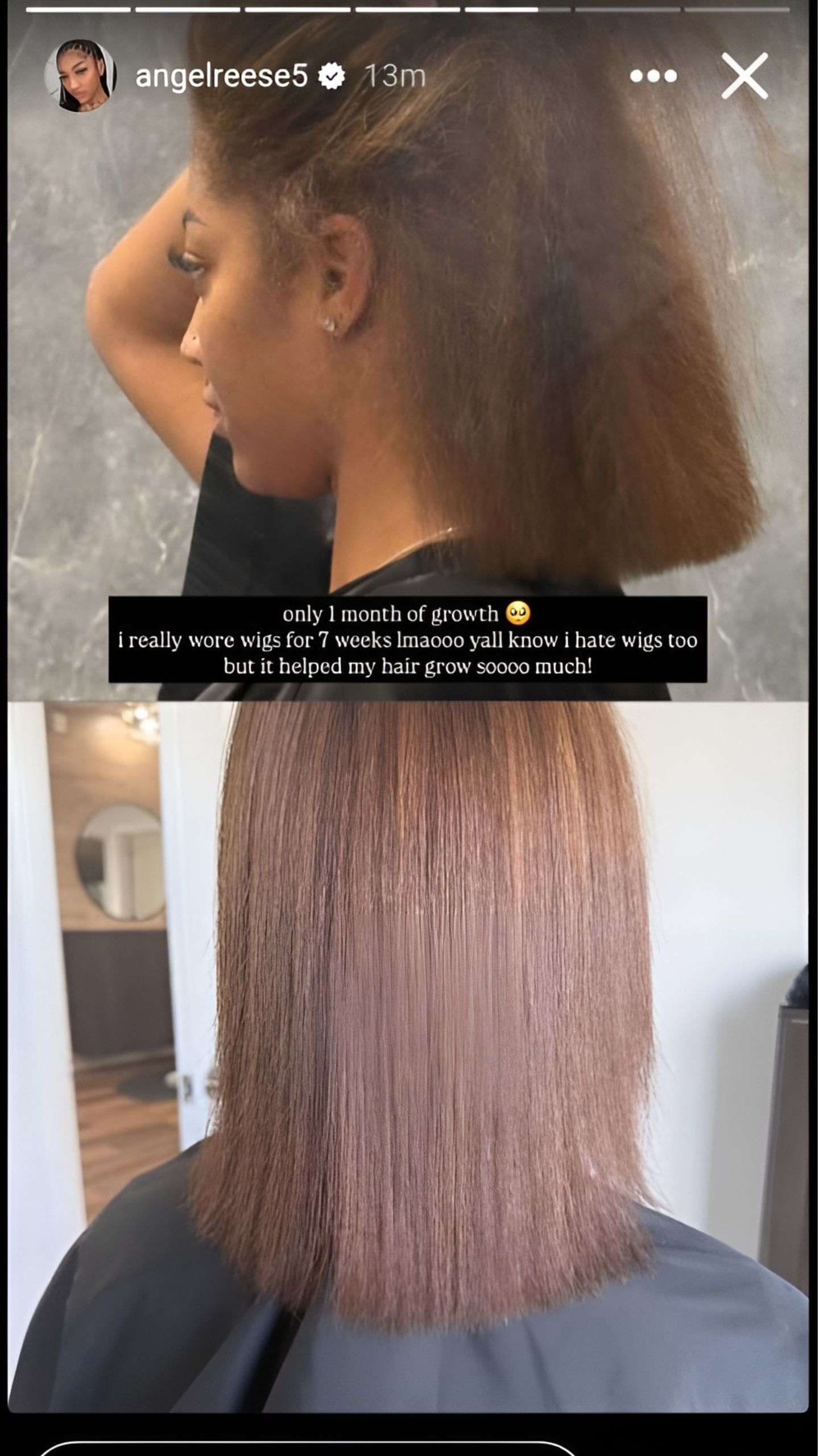 "I really wore wigs for 7 weeks" - Angel Reese reveals new hairstyle ...