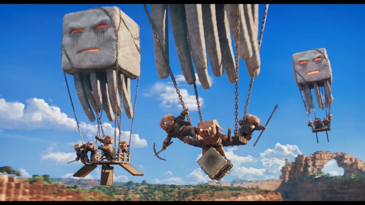 Every mob shown in A Minecraft Movie trailers