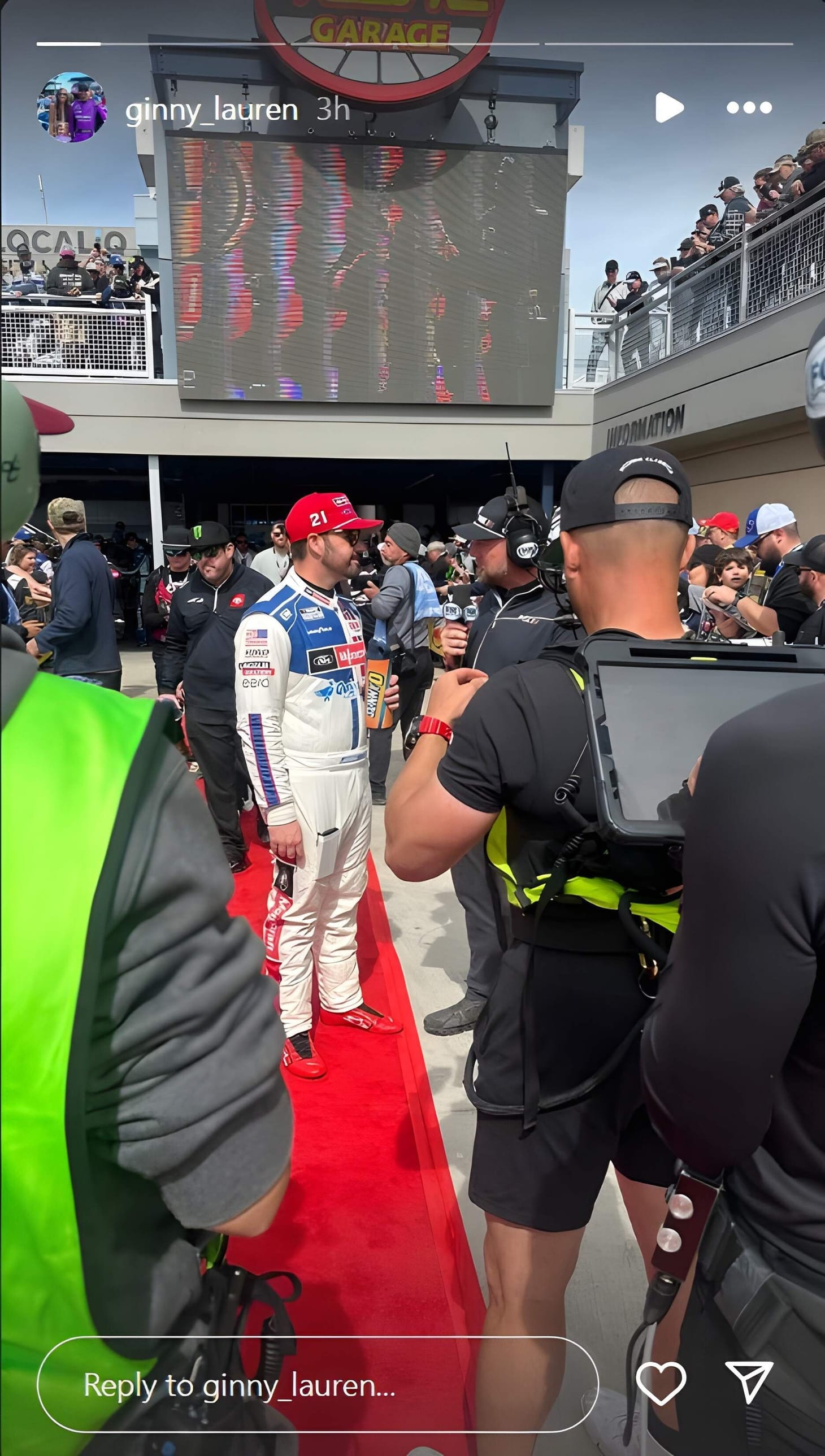 Josh Berry’s wife Ginny Lauren shares Wood Brothers driver’s candid pre ...