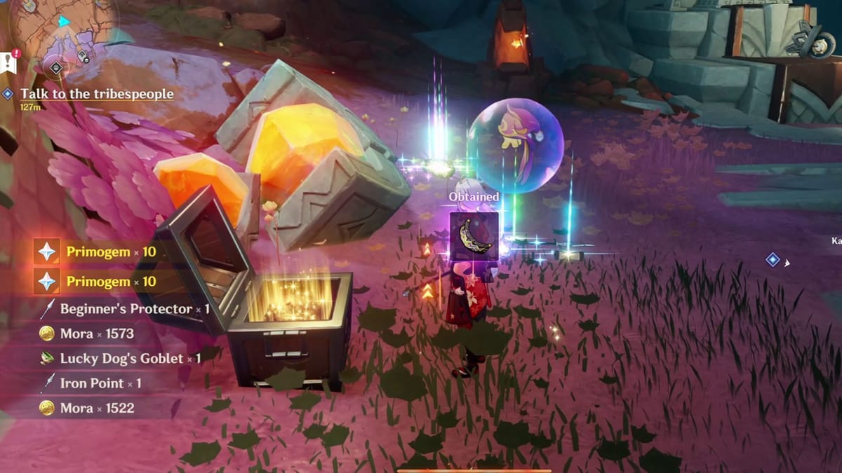 Genshin Impact Sunset-Blue Obsidian Ring location guide and where to use