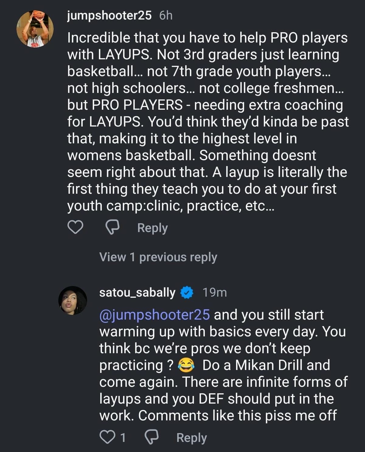 "Comments like this p*ss me off": Satou Sabally delivers blistering response to critic who ...