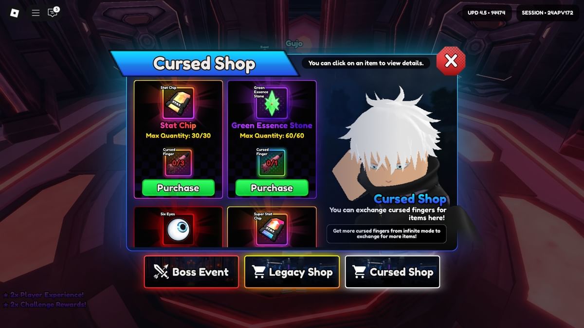 How to get Cursed Fingers in Anime Vanguards