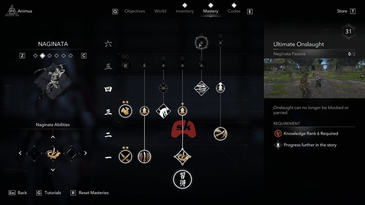 Assassin's Creed Shadows: Can you respec skills?
