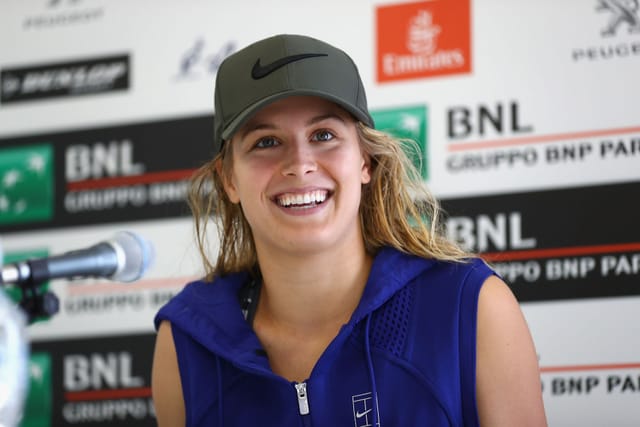 Eugenie Bouchard left amused by memes about her trade to Phoenix Flames from New Jersey 5s in ...