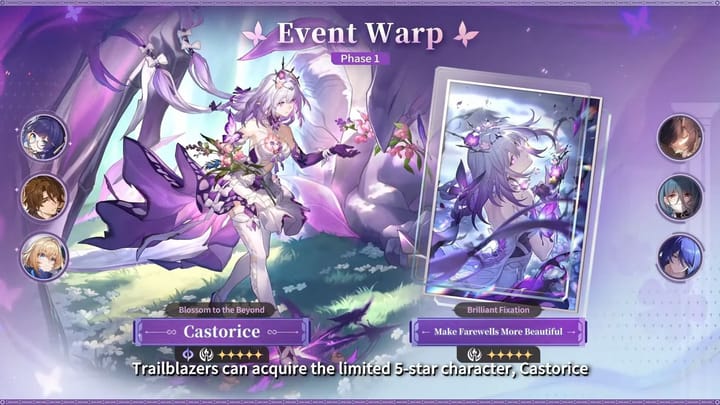 Time until Castorice releases in Honkai Star Rail