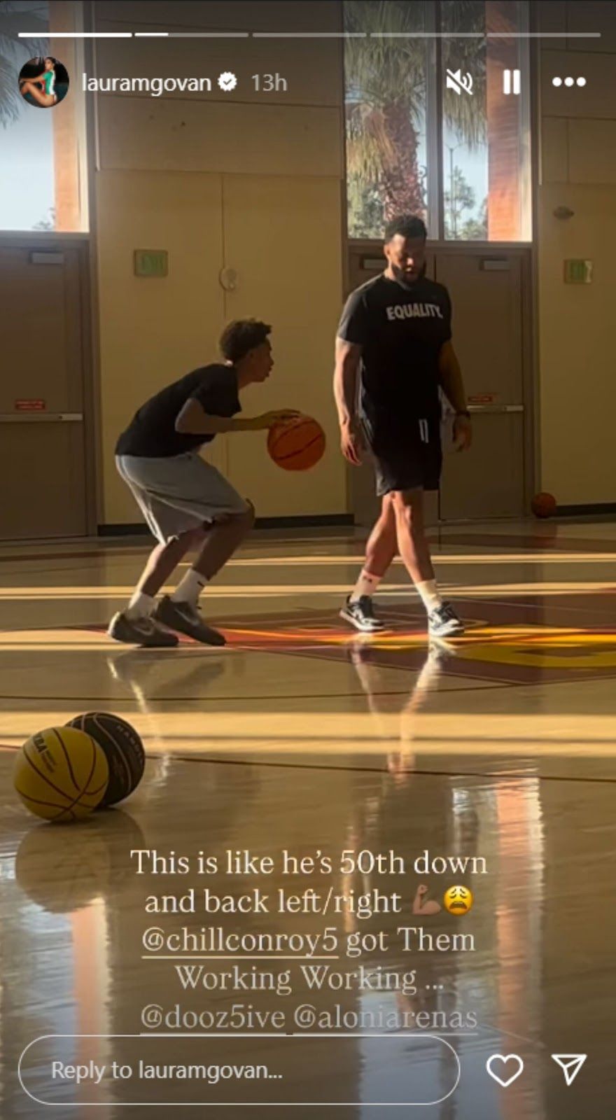 Gilbert Arenas hypes younger son Aloni Arenas as he pulls off a buzzer ...