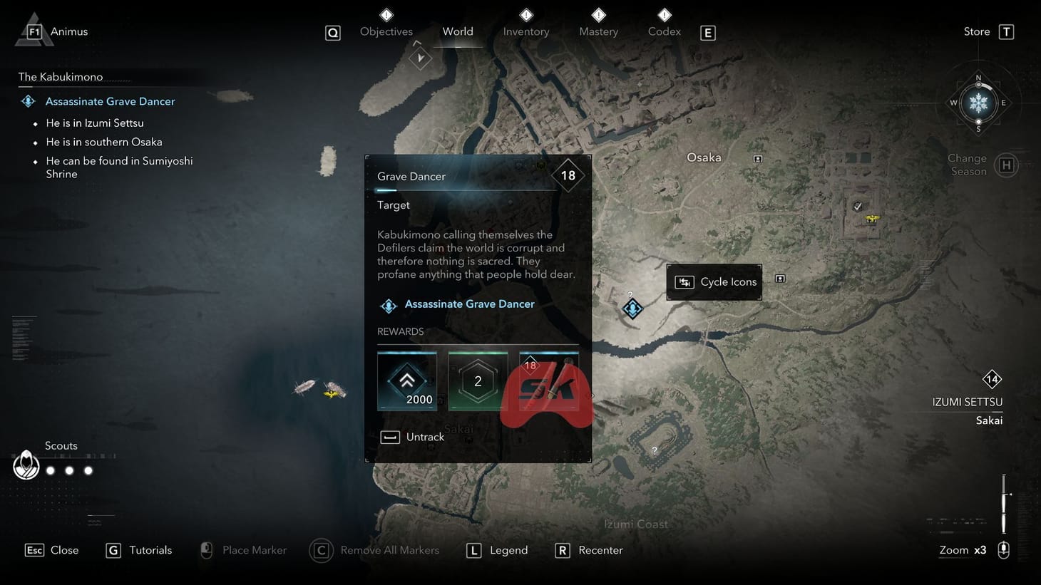Assassin's Creed Shadows: How to beat Grave Dancer (Kabukimono)