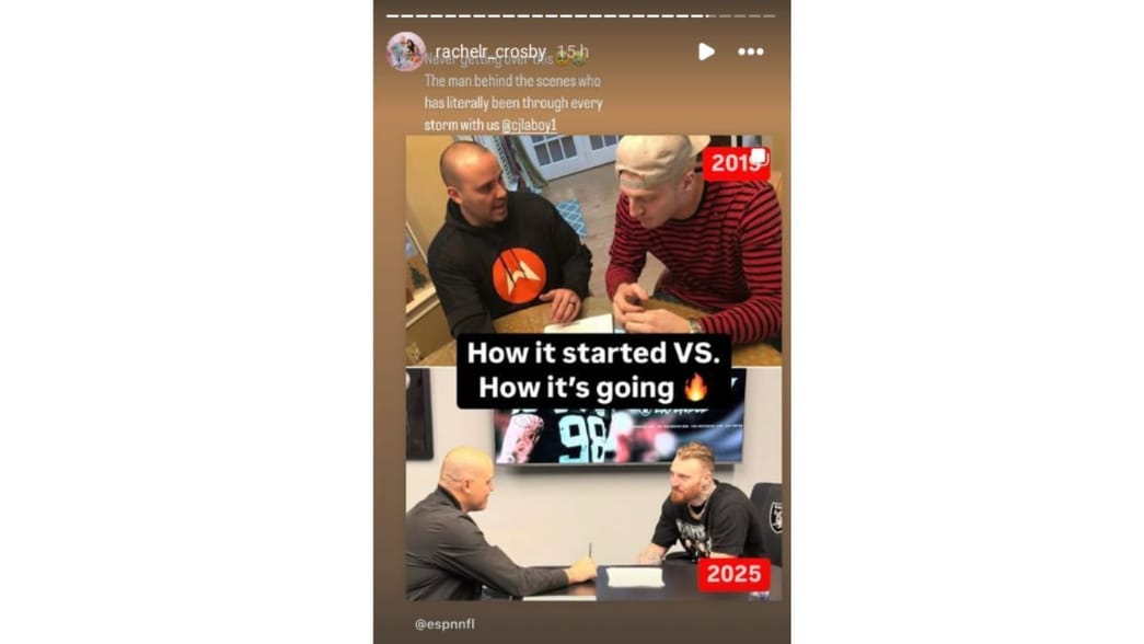 "Been through every storm with us" - Maxx Crosby's wife Rachel gives ...