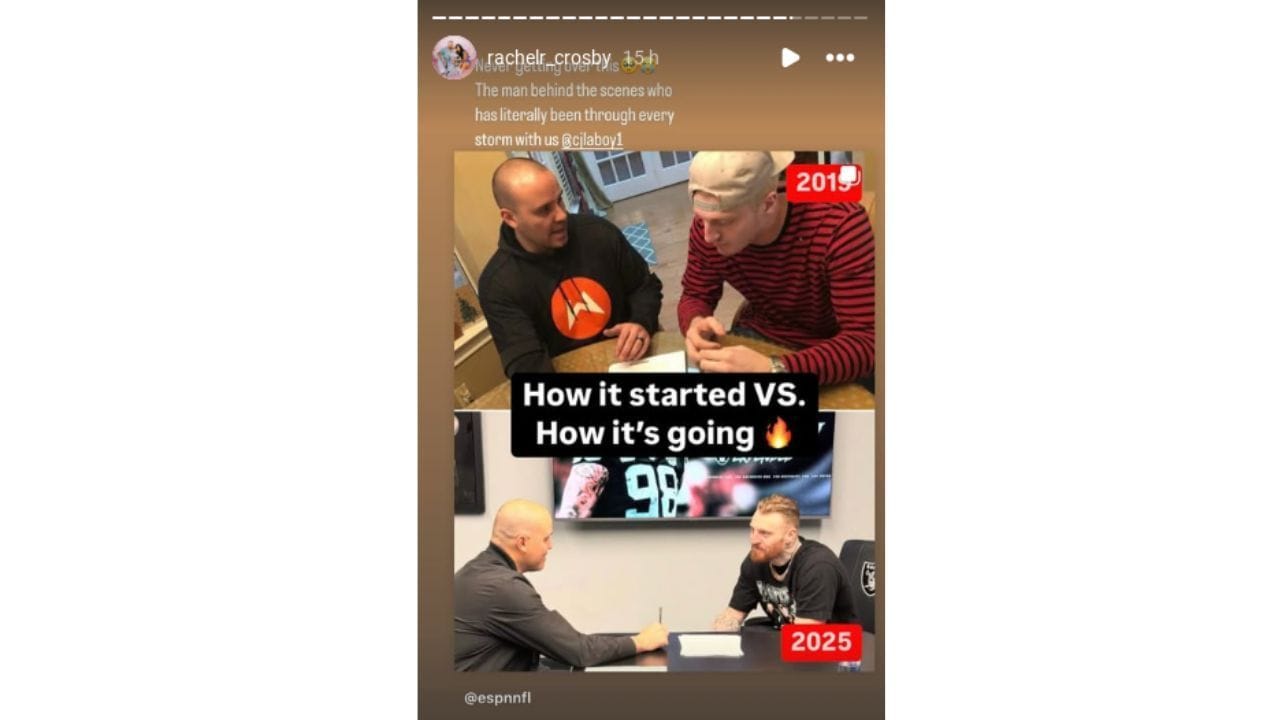 "Been through every storm with us" - Maxx Crosby's wife Rachel gives ...