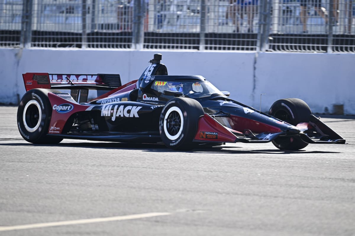 Louis Foster shares mixed feelings after anticlimactic IndyCar debut at ...