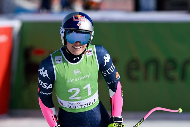 “That's crazy” - Lindsey Vonn reacts to French alpine skier Charles ...