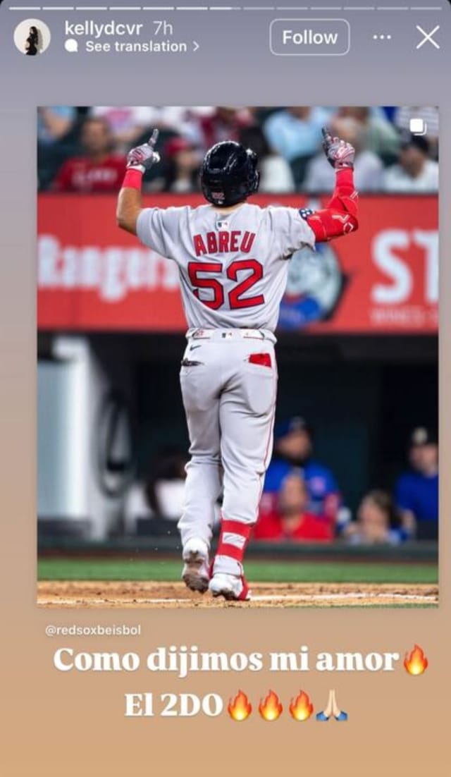 Wilyer Abreu's wife Kelly shares feelings after Red Sox star's jaw ...