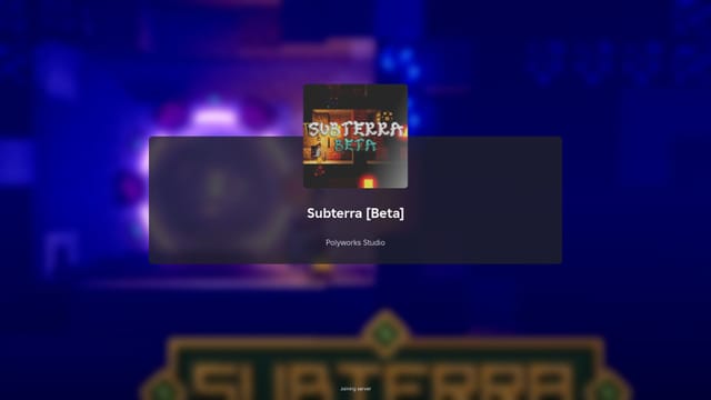 Subterra: A beginner’s guide