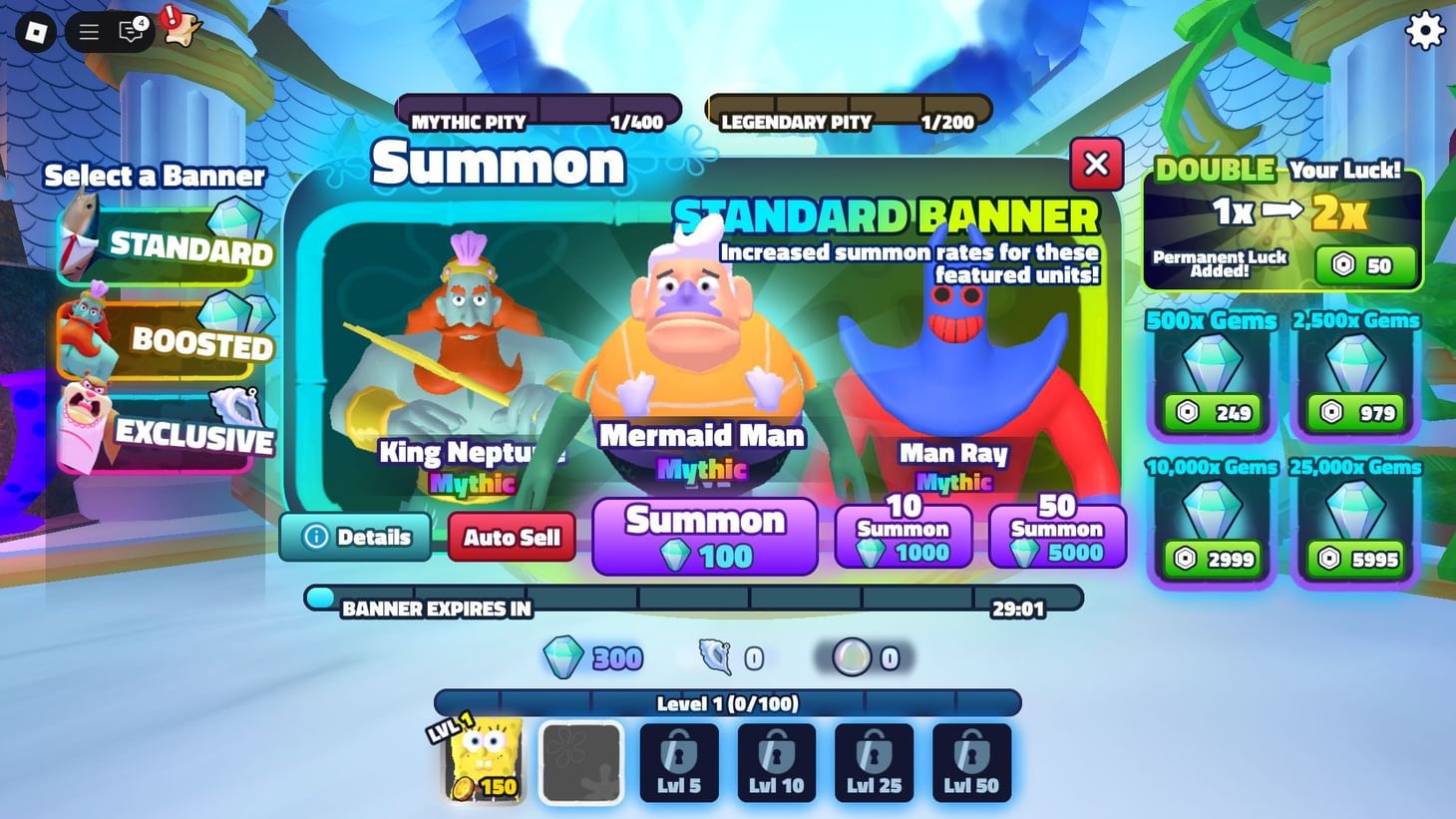 SpongeBob Tower Defense Unit tier list