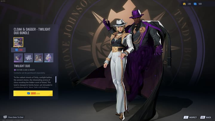 All Marvel Rivals Cloak and Dagger skins: Tier list and prices